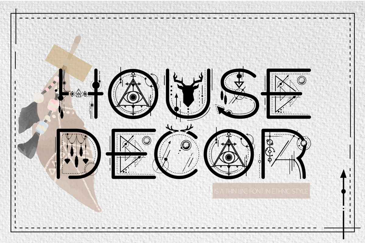 House Decor Font | 177Studio | FontSpace