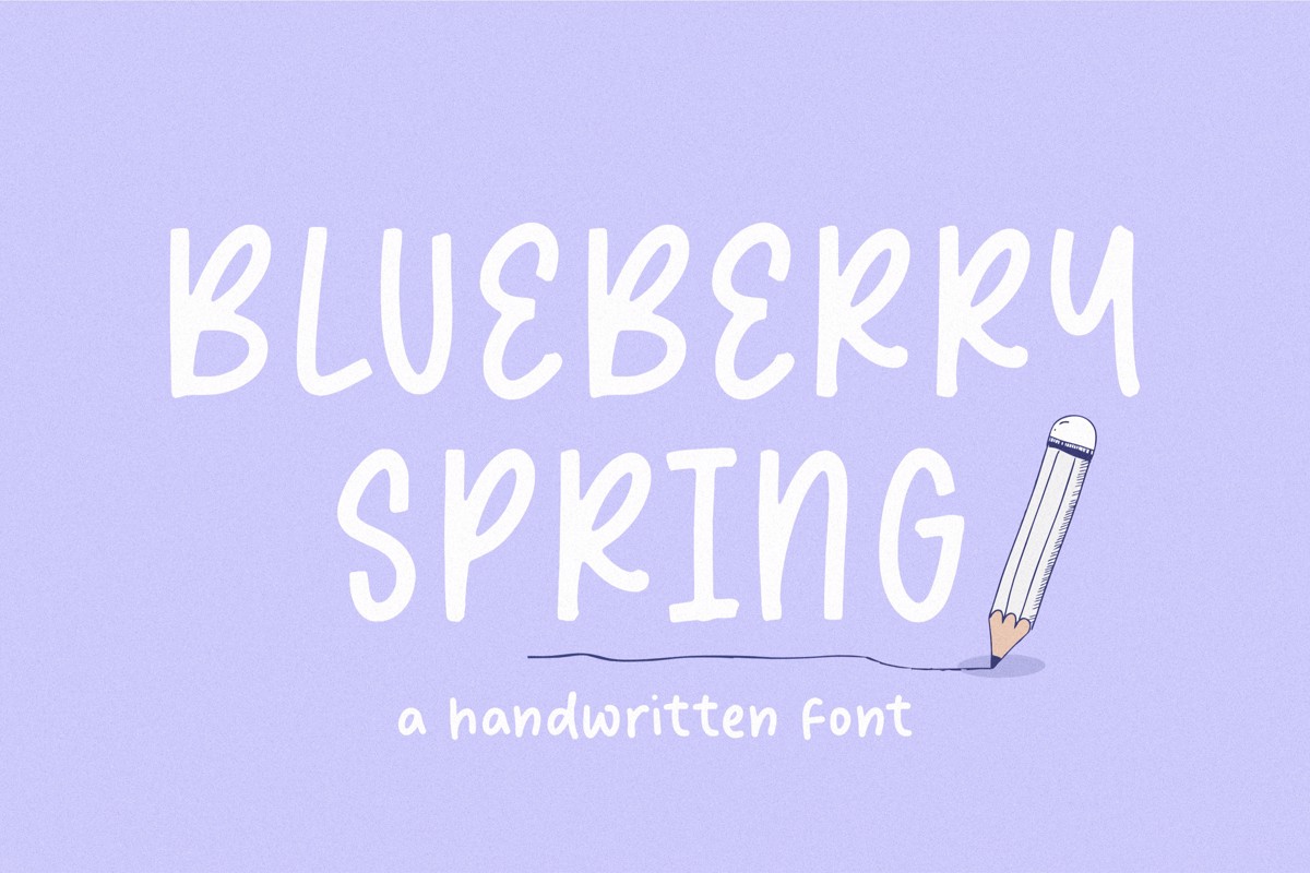 Blueberry spring Font | balpirick | FontSpace