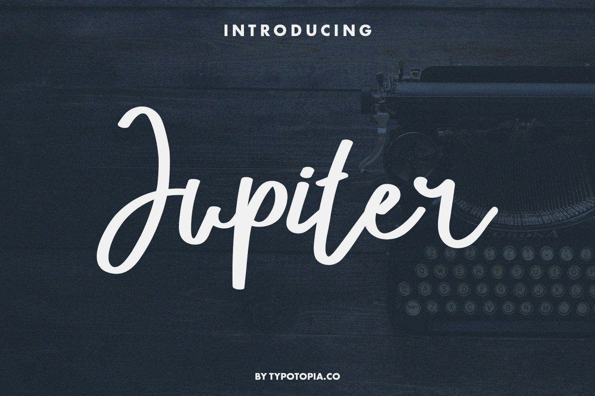 Jupiter Font | typotopia | FontSpace