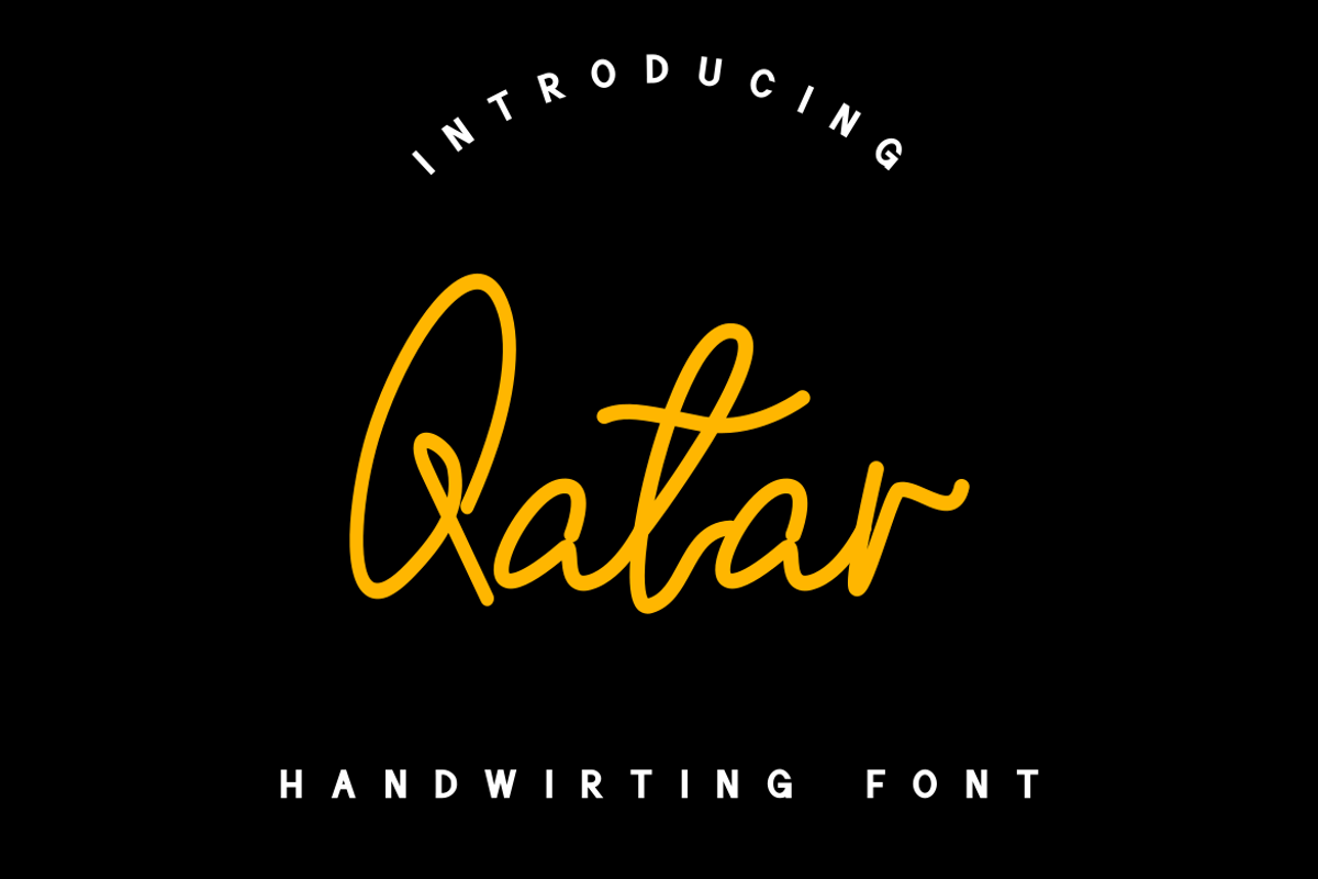 Qatar Font | GFRcreative | FontSpace