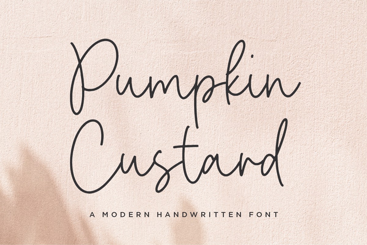 Pumpkin Custard Font - Free Download