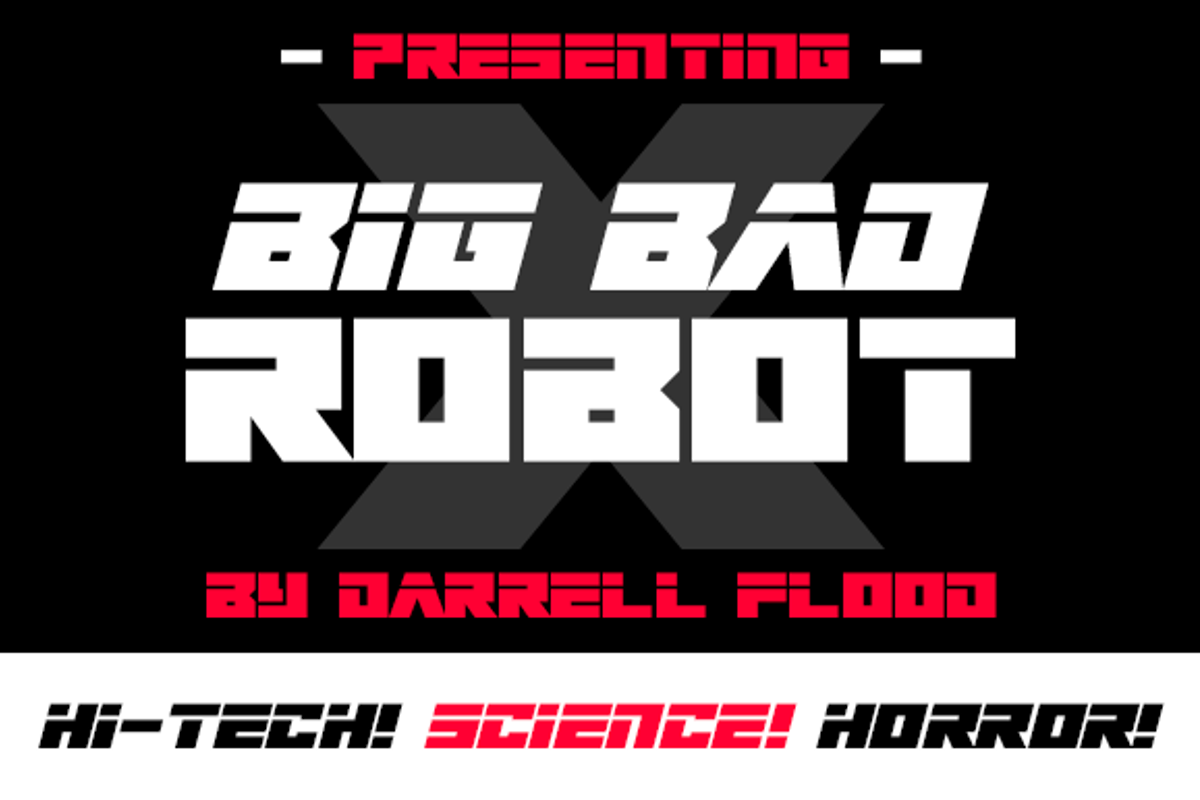 Big Bad Robot Font - Free Download