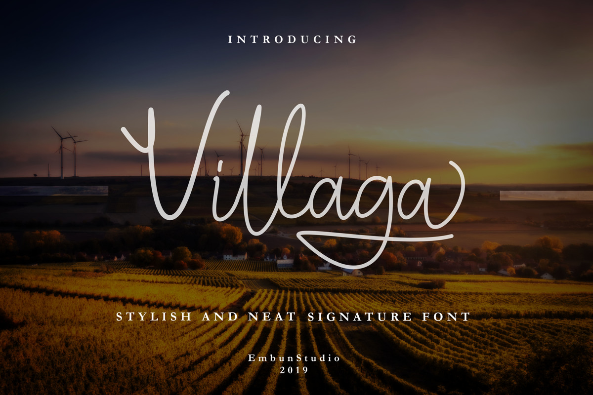 Villaga Font - Free Download