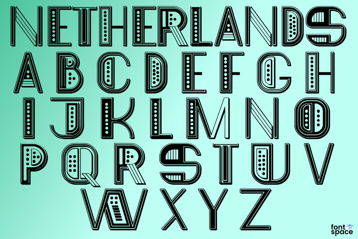 Netherlands Font | Vladimir Nikolic | FontSpace