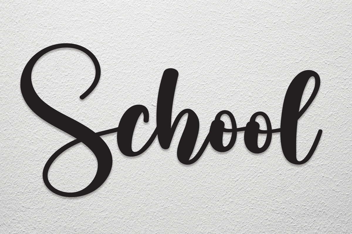 School Font | scratchones_creative | FontSpace