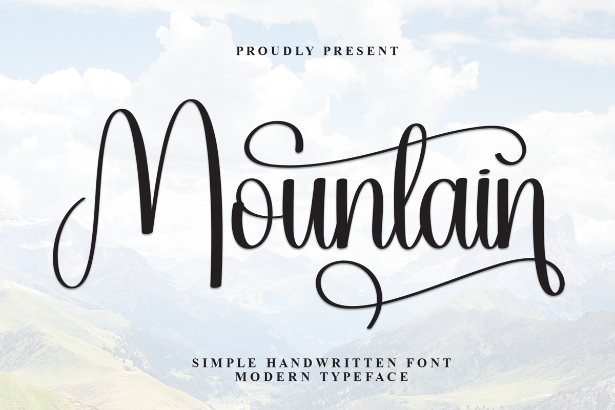 Mountain Font - Free Download