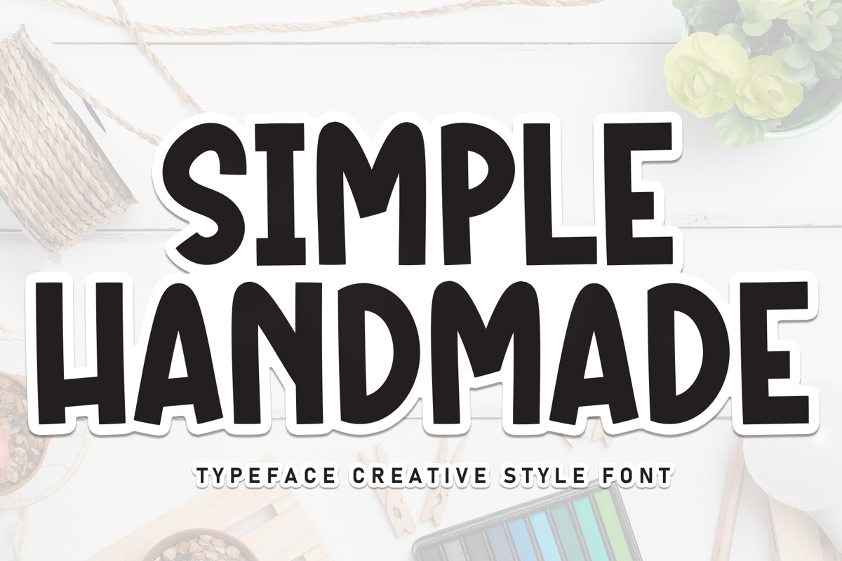 Simple Handmade Font - Free Download