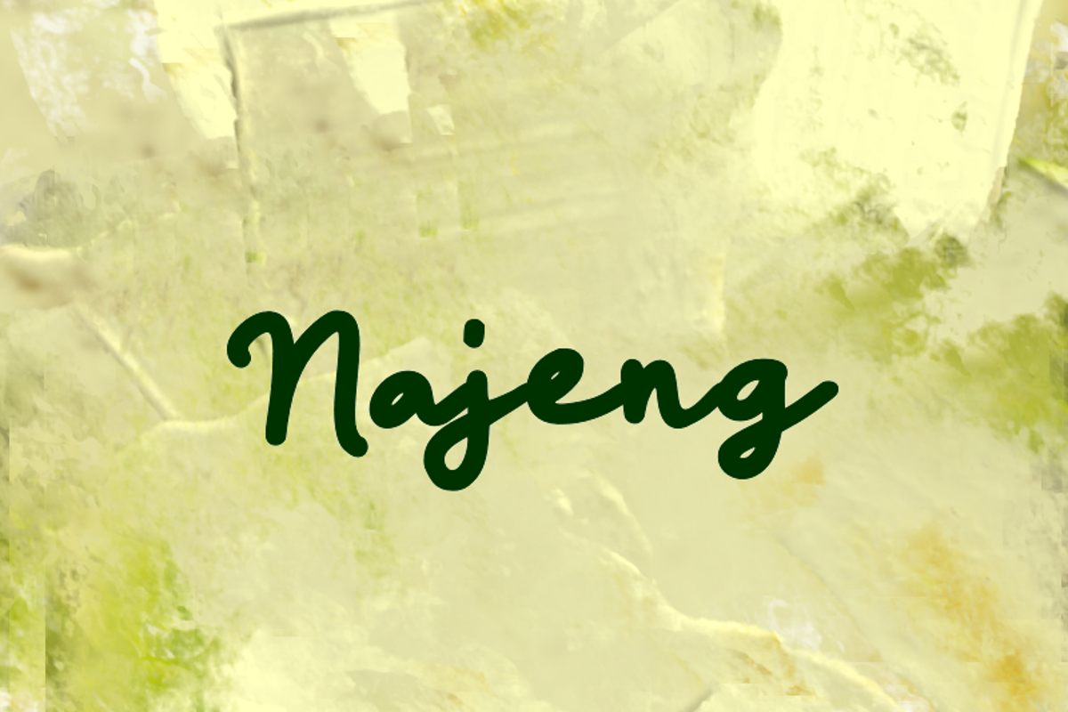 N Najeng Font | wepfont | FontSpace