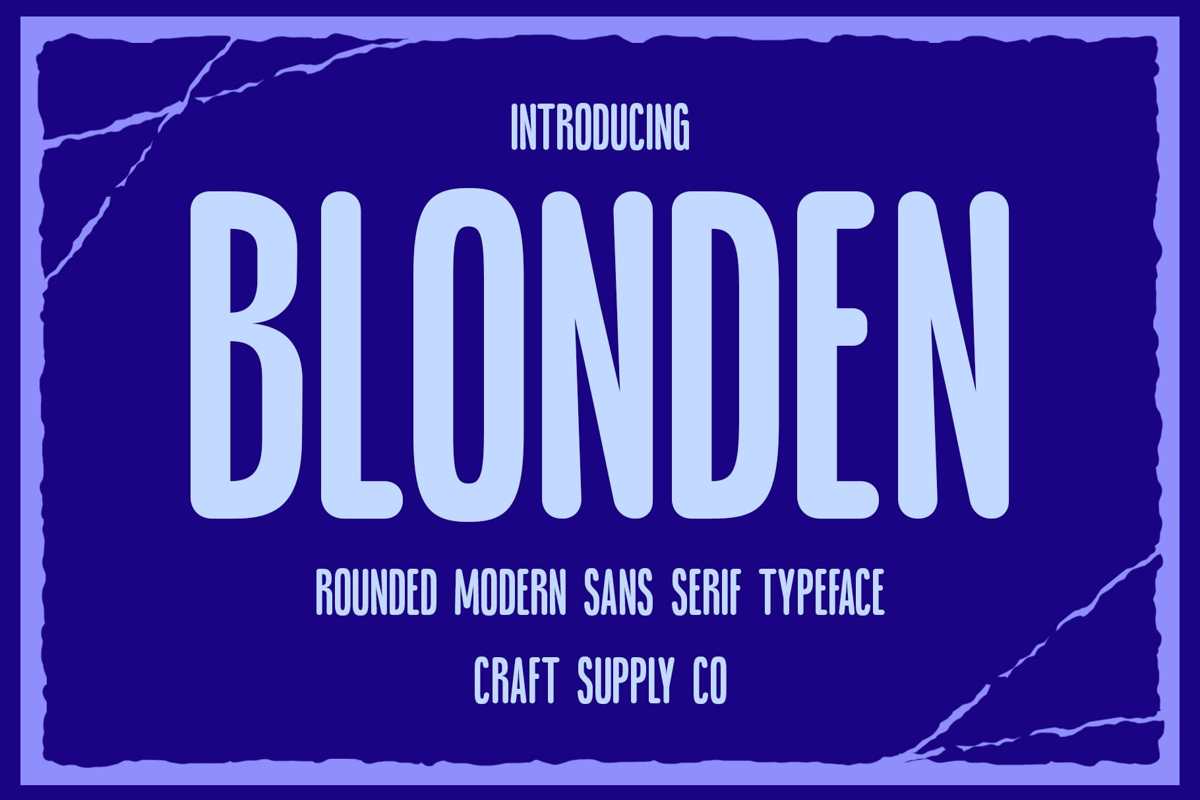 Blonden Rounded Font - Free Download
