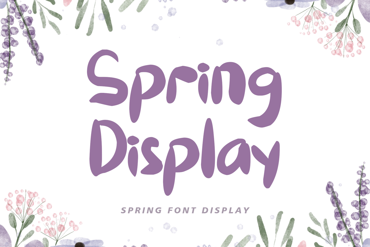Spring Display Font Free Download