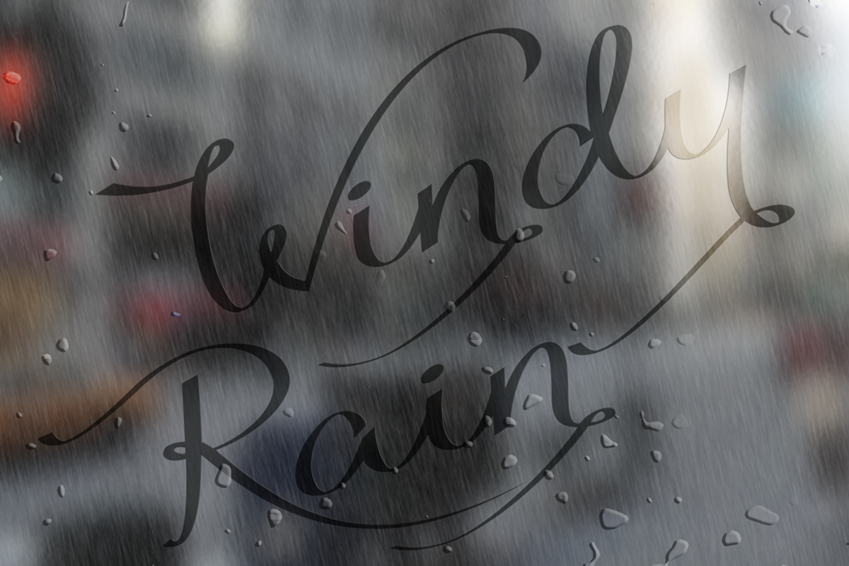 Windy Rain Demo Font - Free Download