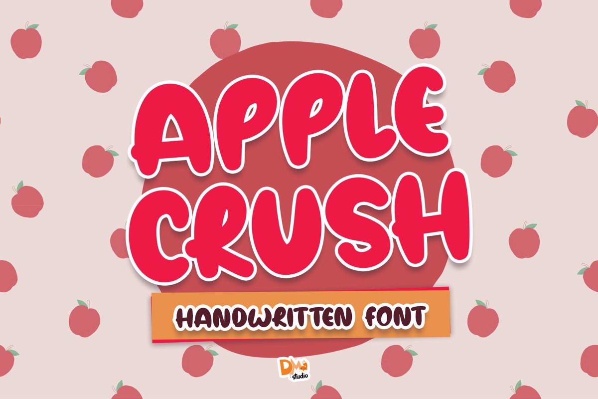Apple Crush Font | Dmletter studio | FontSpace