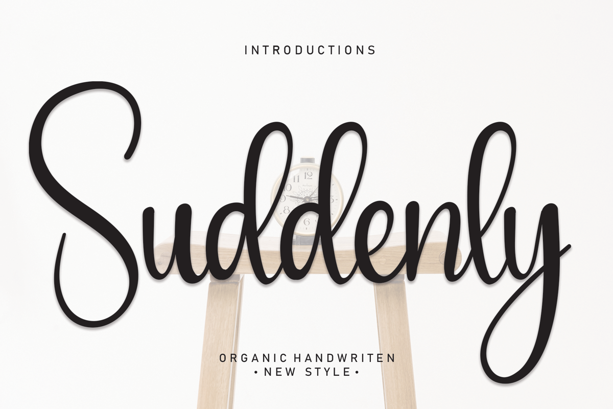 Suddenly Font Free Download