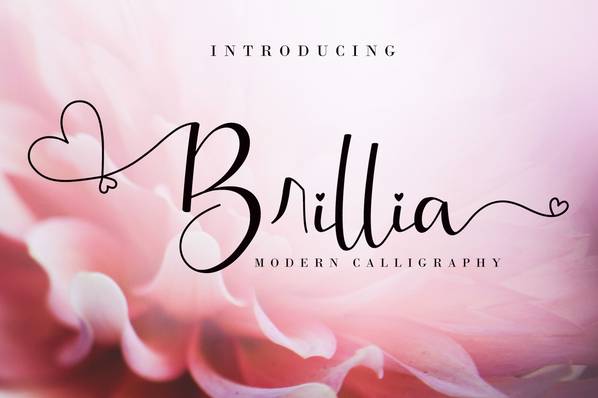 Brillia Calligraphy Font - Free Download