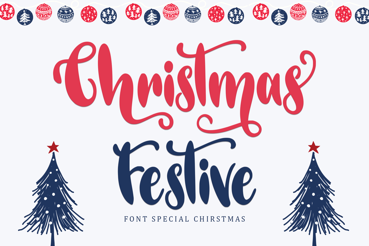 Christmas Festive Font | Sakha Design | FontSpace