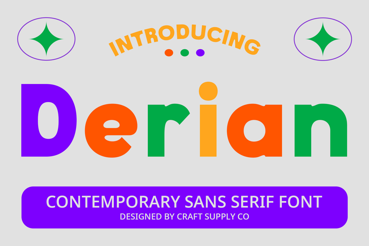 Derian Font | craftsupplyco | FontSpace