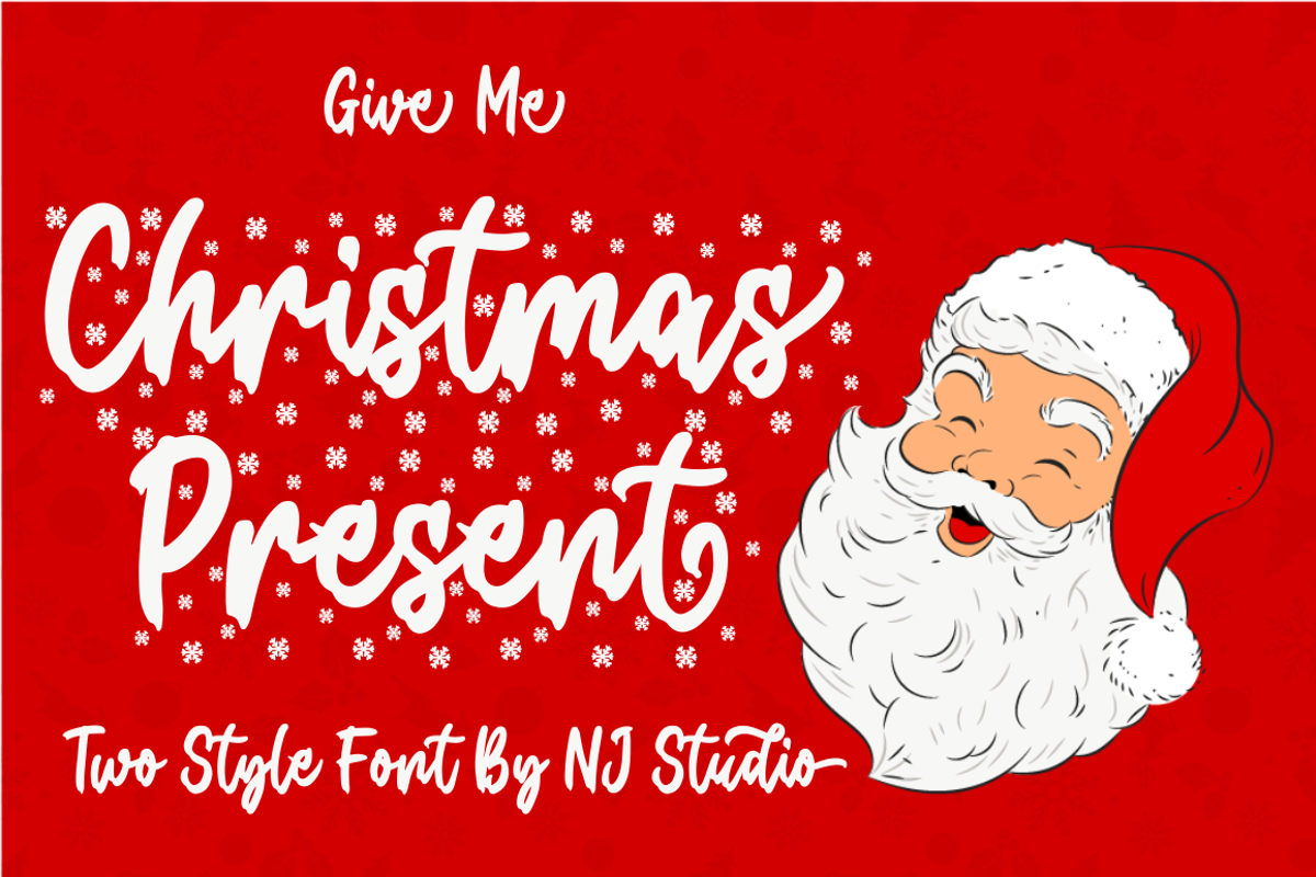 Christmas Present Font | NJ Studio | FontSpace