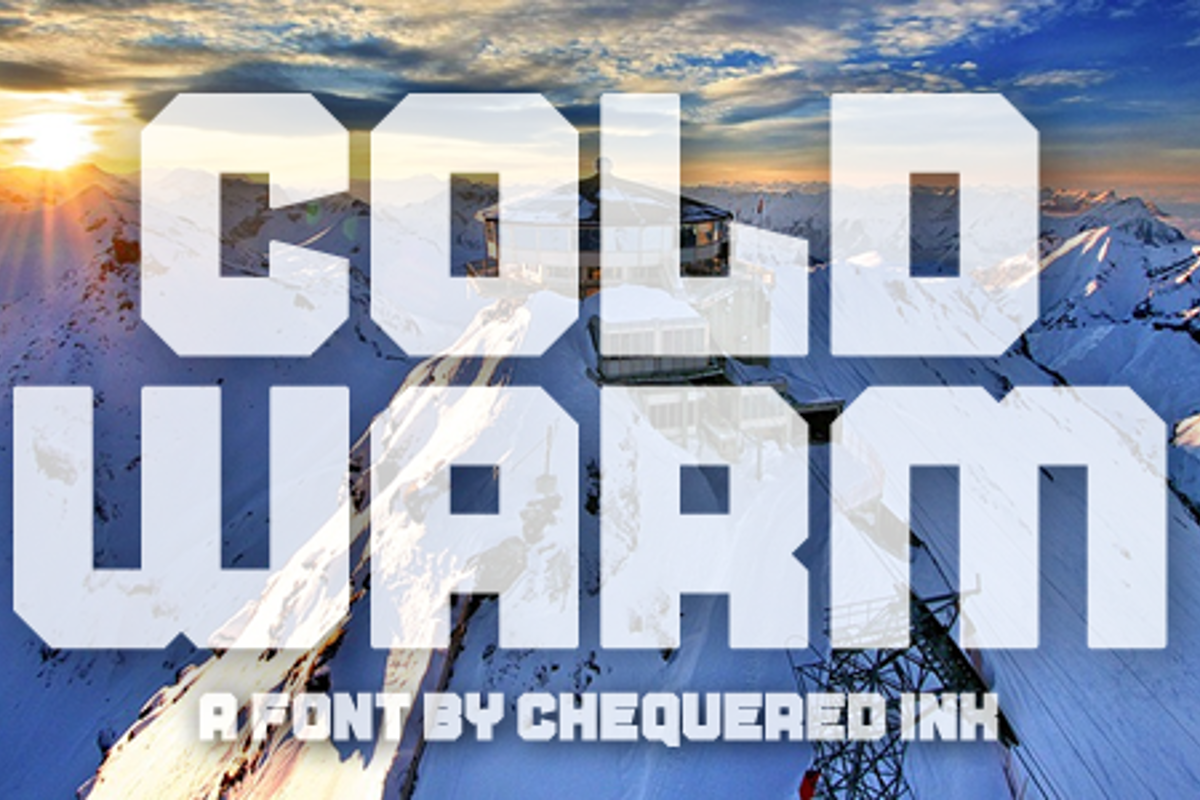 Cold Warm Font | Chequered Ink | FontSpace
