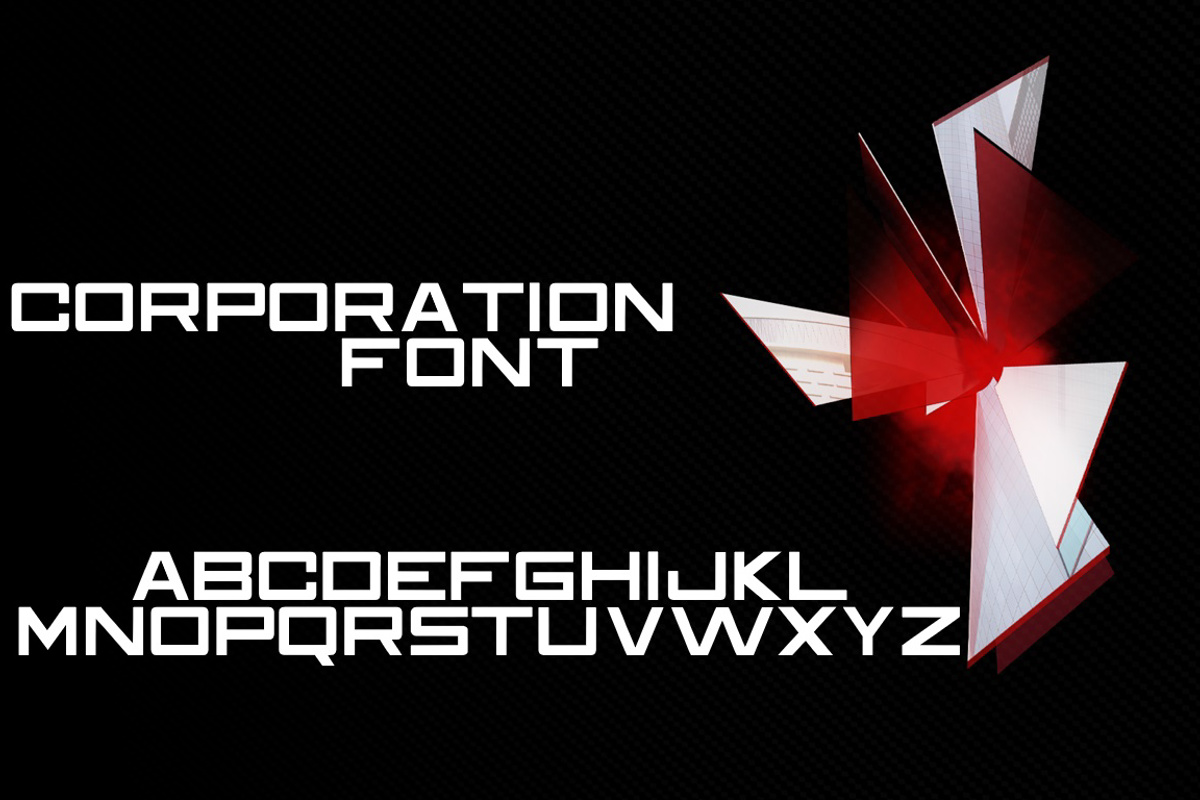 Corporation Font | Walter Designer | FontSpace