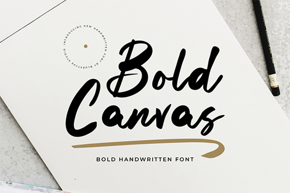 Bold Canvas Font - Free Download