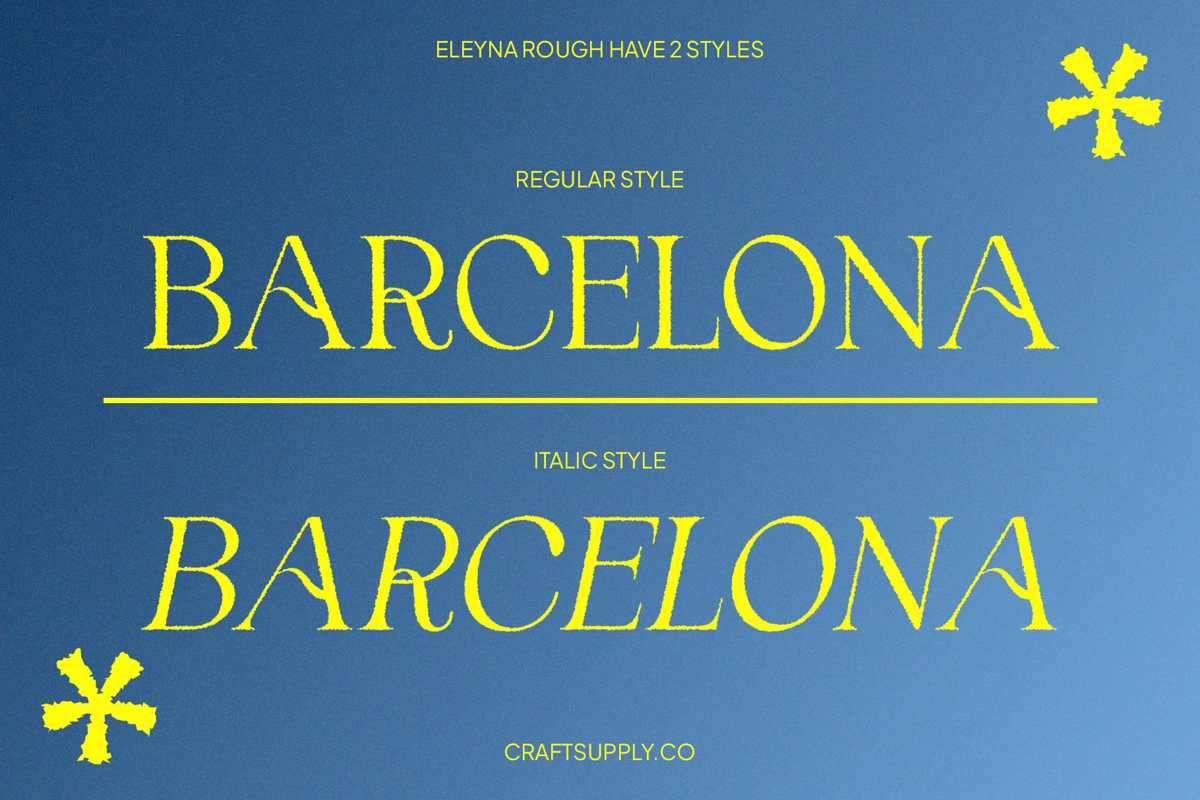Eleyna Rough Font - Free Download