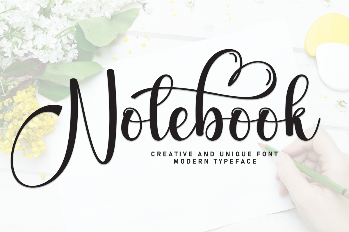 Notebook Font - Free Download