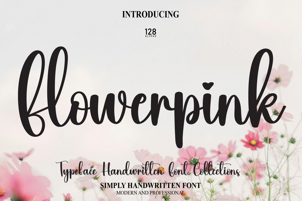 Flowerpink Font - Free Download