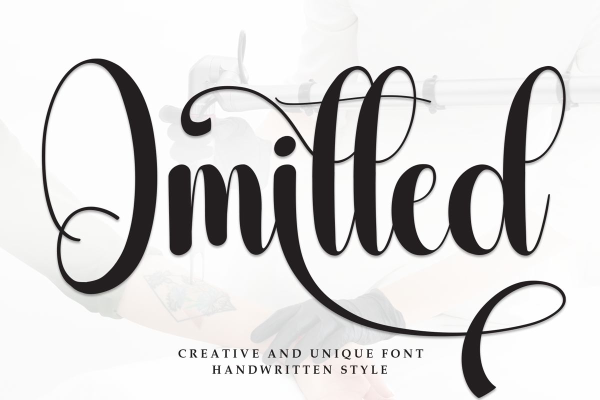 Omitted Font | scratchones_creative | FontSpace