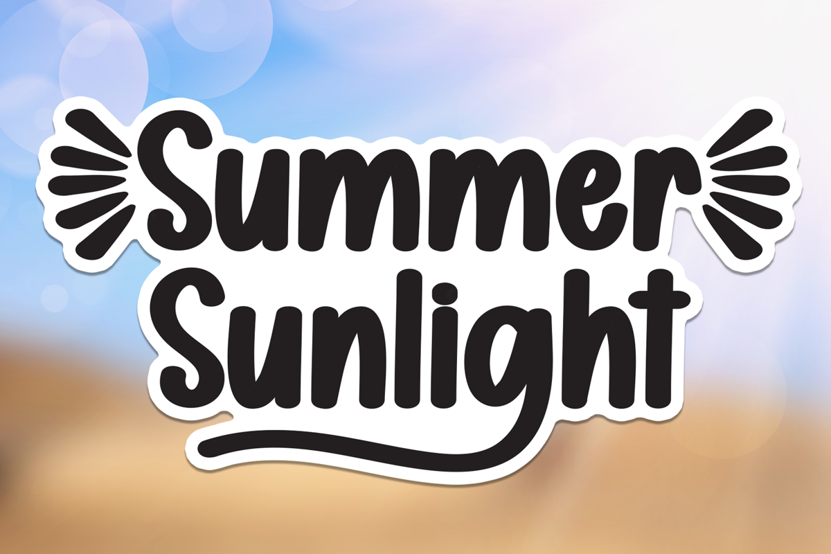 Summer Sunlight Font - Free Download