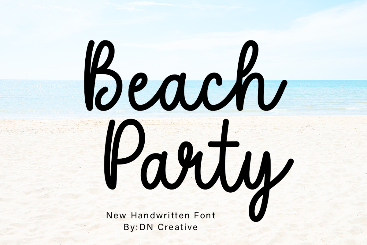 Beach Party Font - Free Download