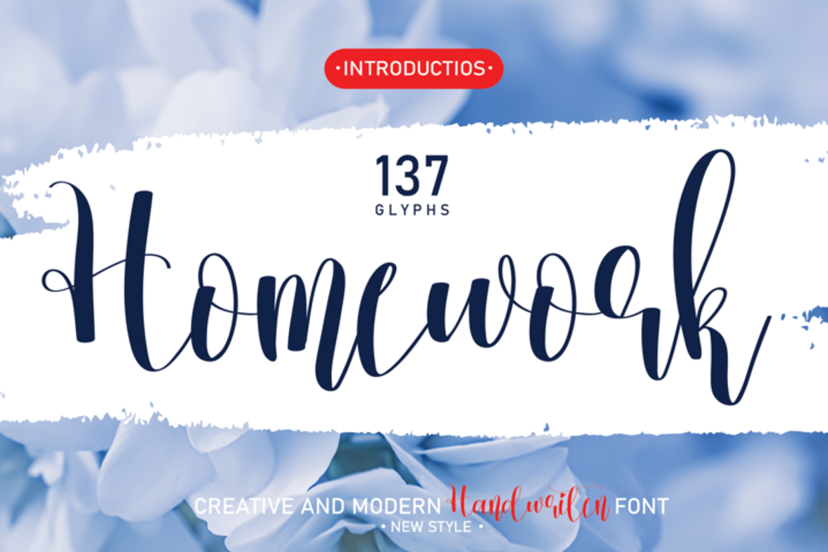 Homework Font - Free Download