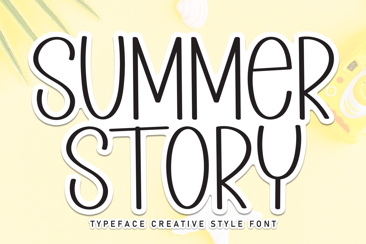 Summer Story Font | scratchones_creative | FontSpace