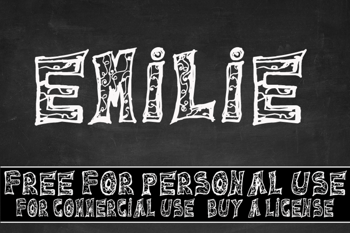 Emilie Font | CloutierFontes | FontSpace