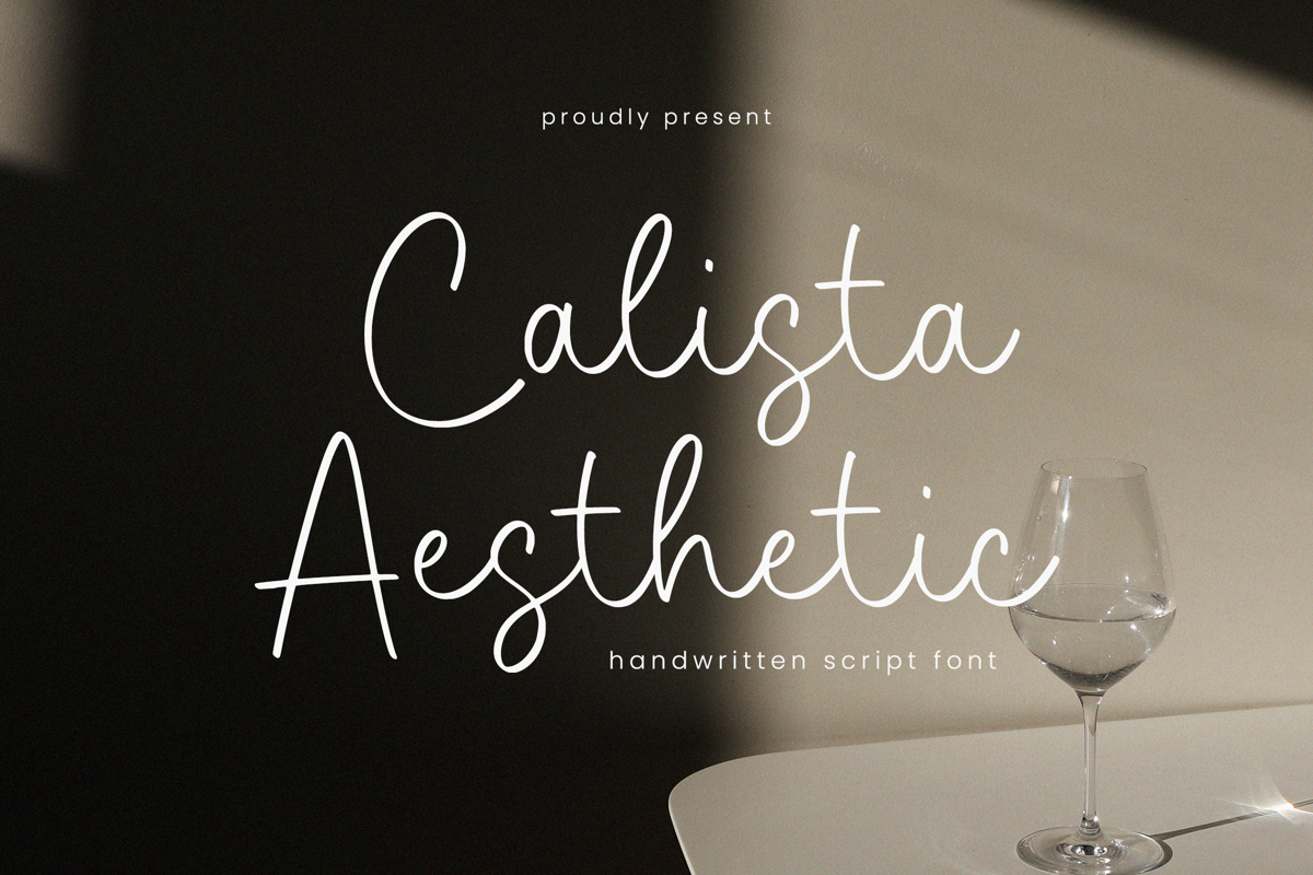 Calista Aesthetic Font | Timur type | FontSpace