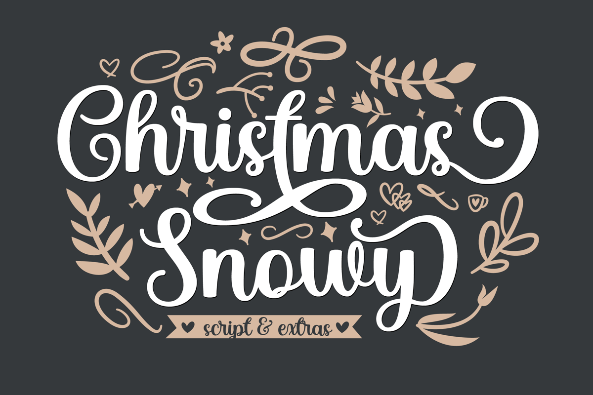 Christmas Snowy Font | ahweproject | FontSpace