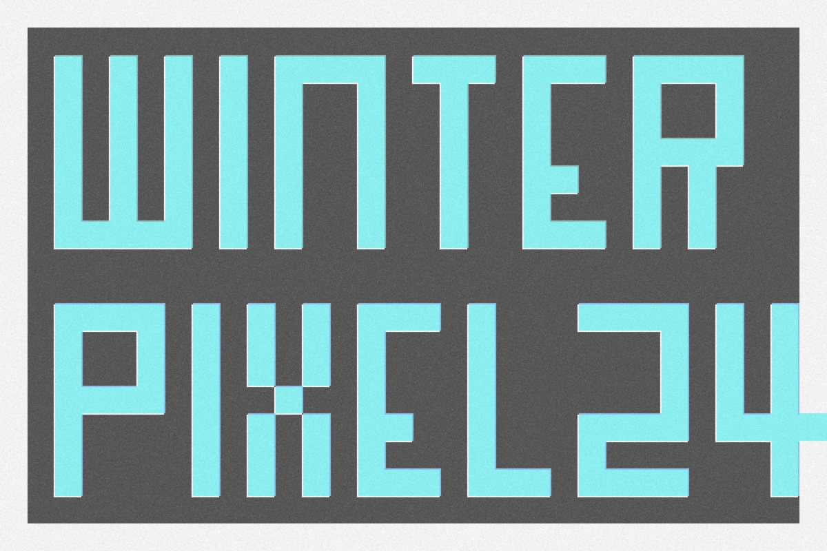 Winter Pixel 24 Font - Free Download