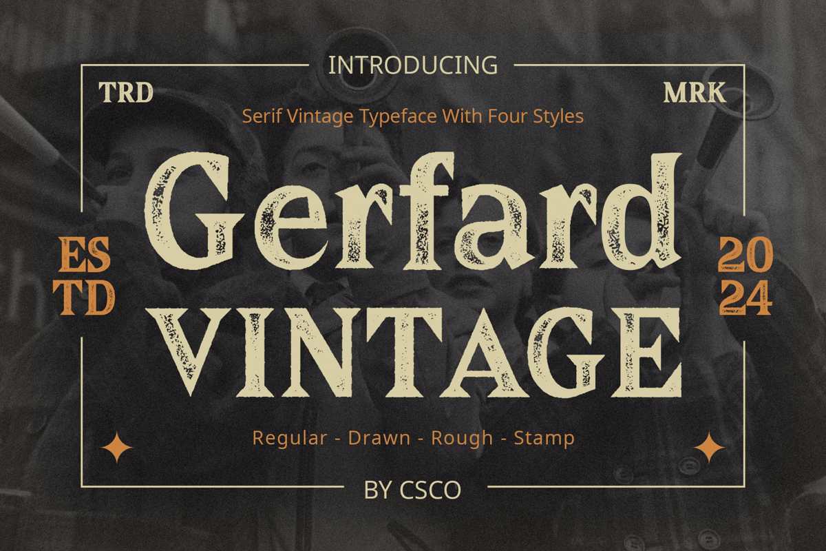 Gerfard Vintage Font - Free Download
