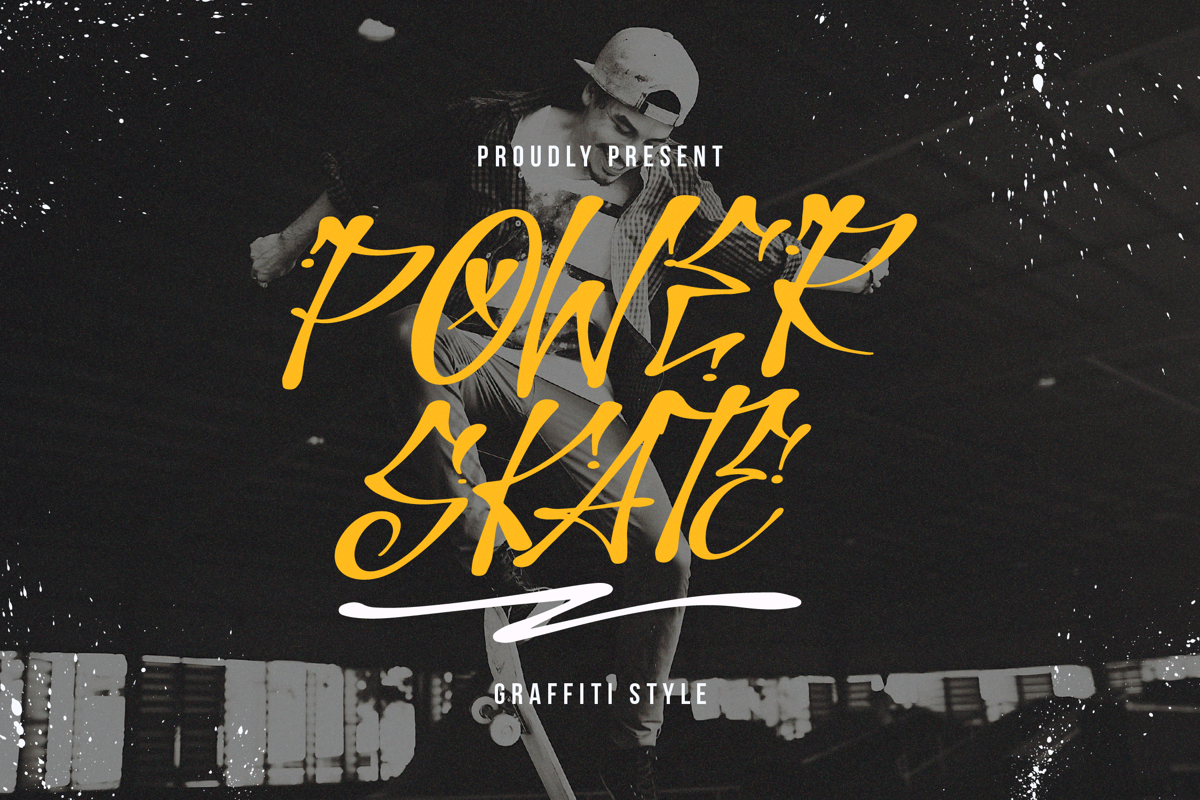 Power Skate Font - Free Download