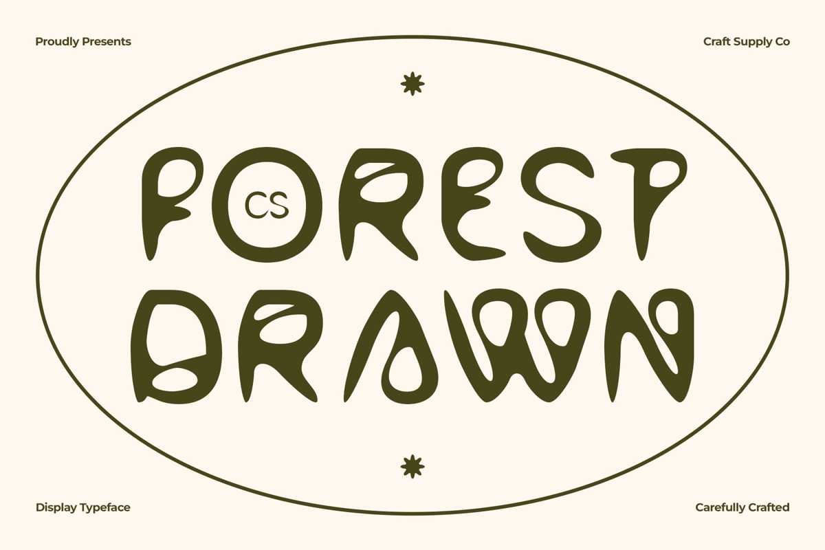 CS Forest Drawn Font - Free Download