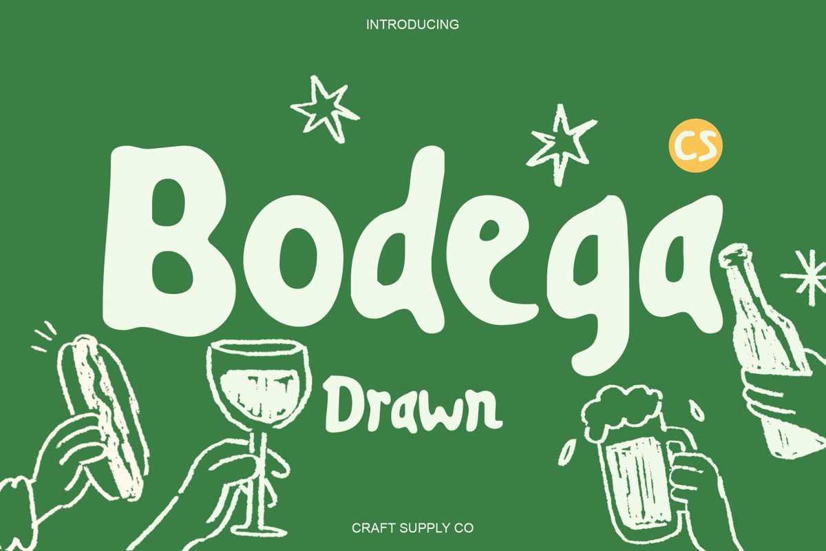 CS Bodega Drawn Font - Free Download