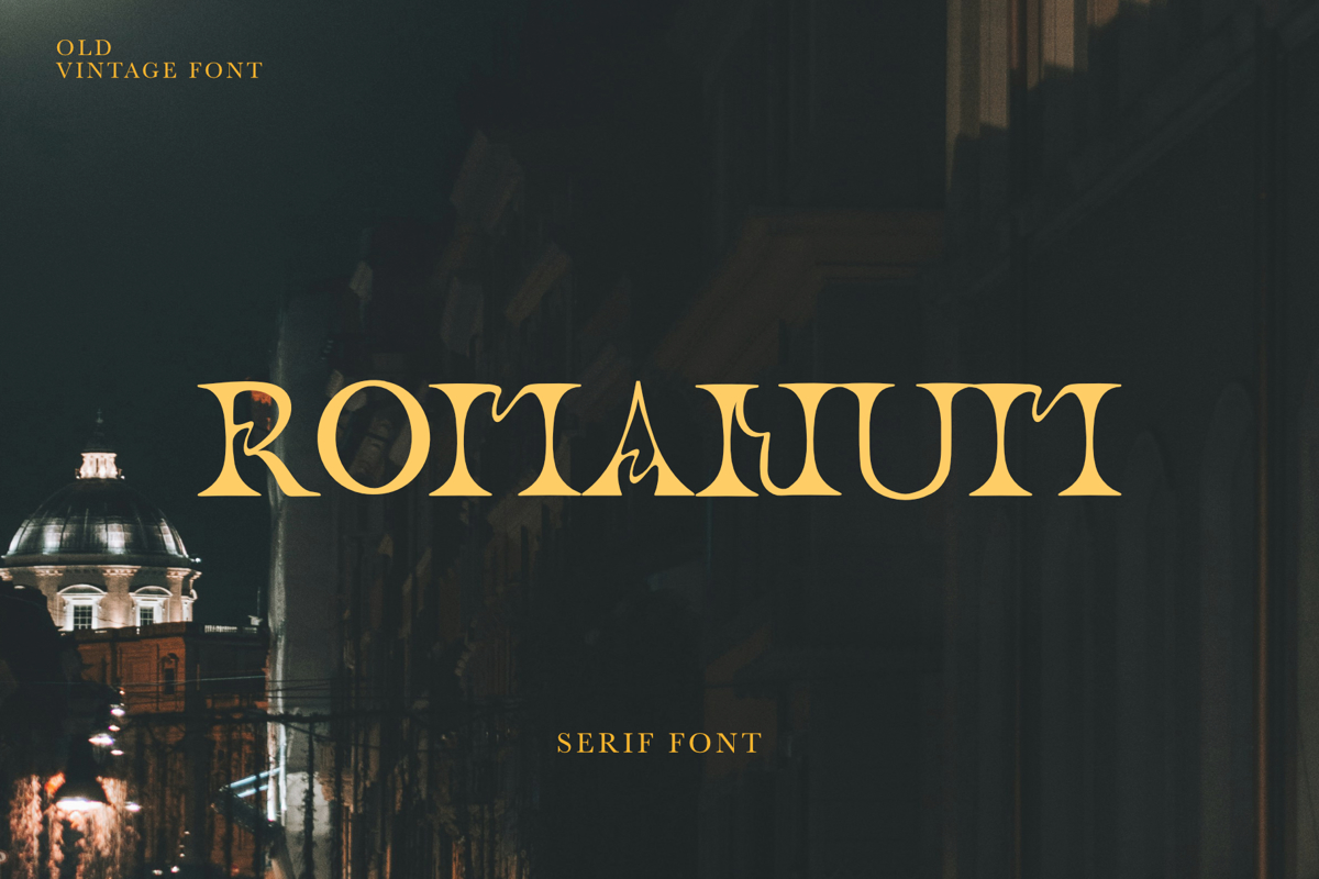 ROMANUM Font - Free Download