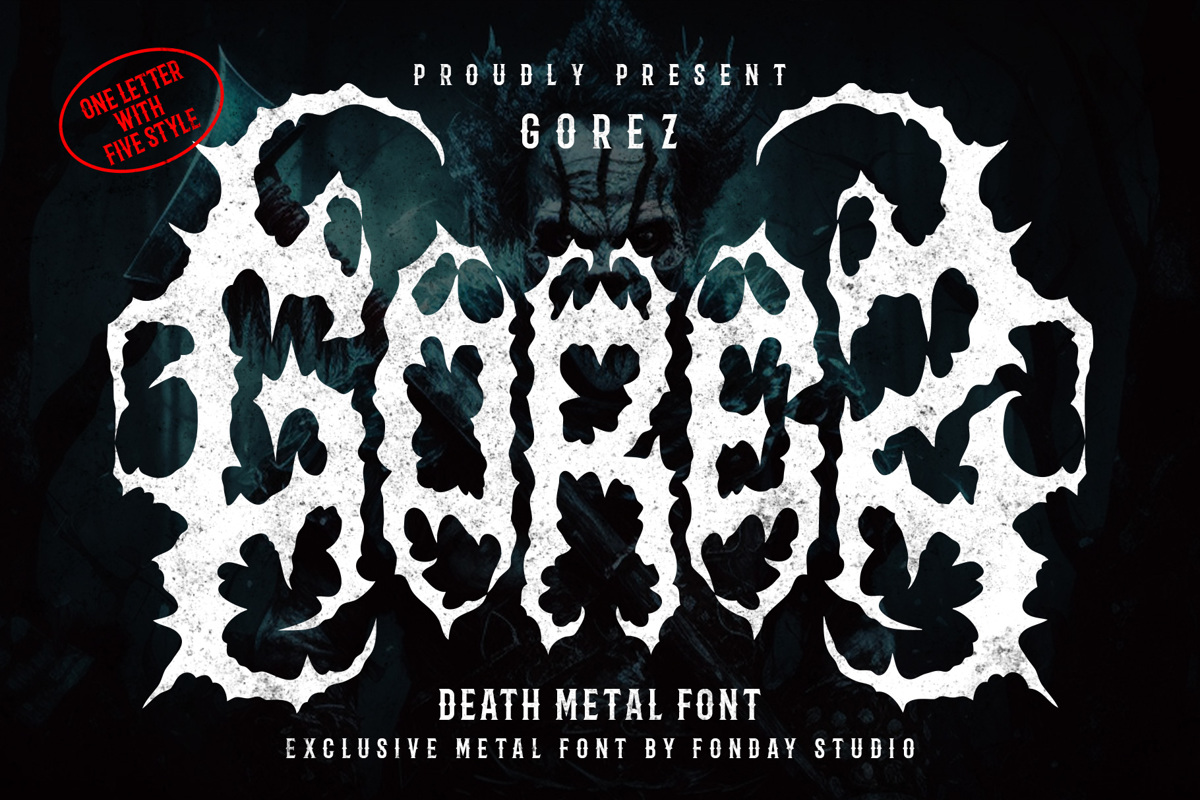 GOREZ METAL Font - Free Download