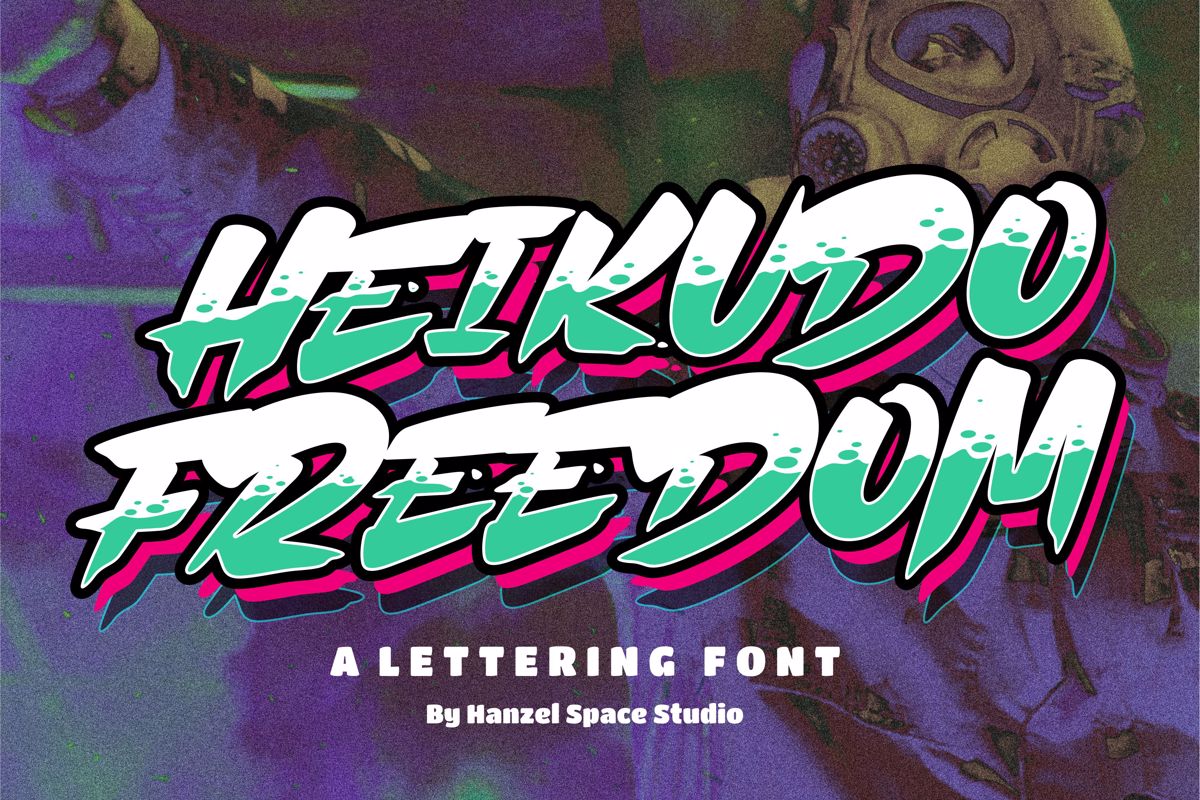 Heikudo Freedom Font | Hanzel Studio | FontSpace