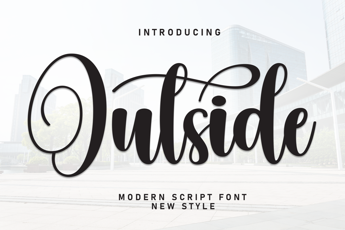 Outside Font - Free Download