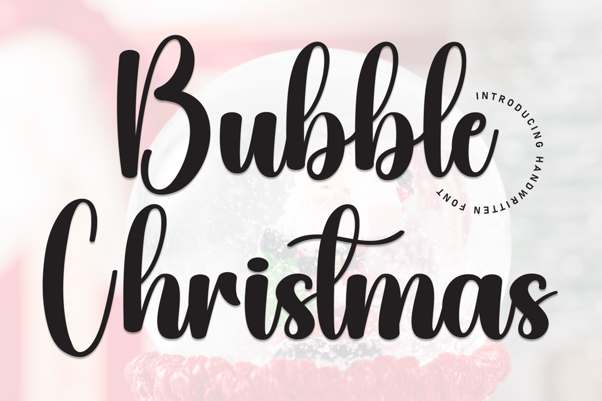 Bubble Christmas Font | scratchones_creative | FontSpace