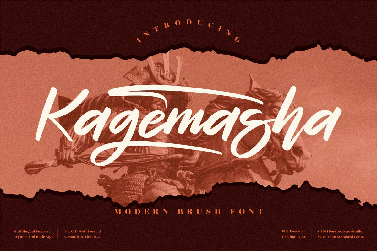 Kagemasha Font - Free Download