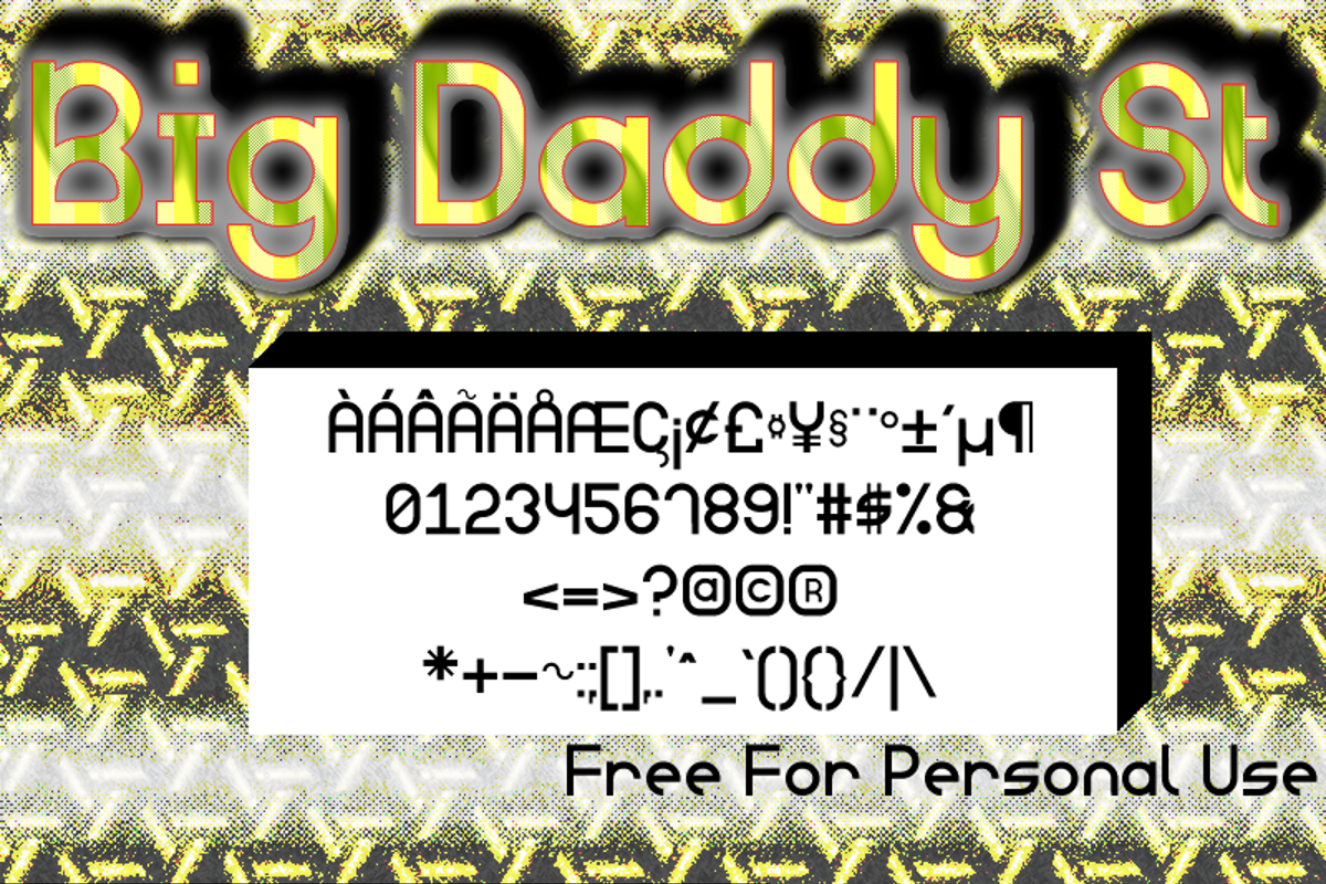 Big Daddy St Font | Southype | FontSpace