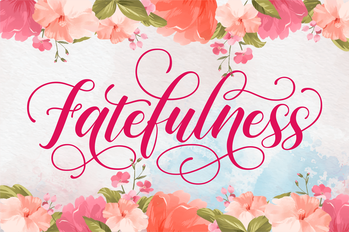 Fatefulness Font | Brithos Type | FontSpace