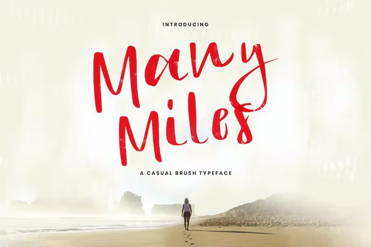 Many Miles Font | slidehack | FontSpace