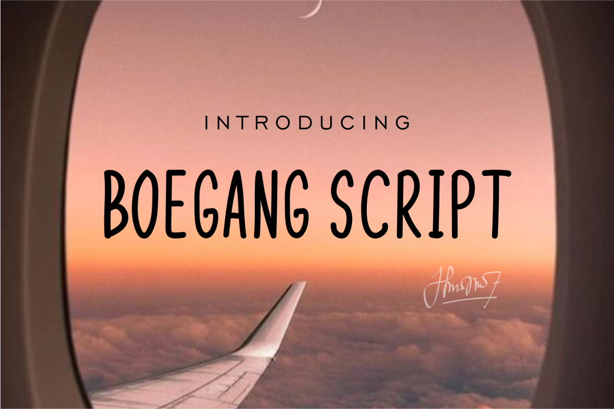 Boegang Script Font - Free Download